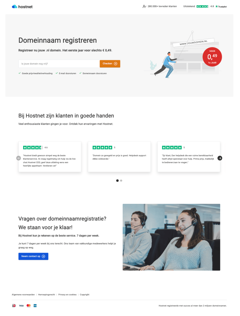 Wat is een landingspagina en hoe maak je er een? | Hostnet